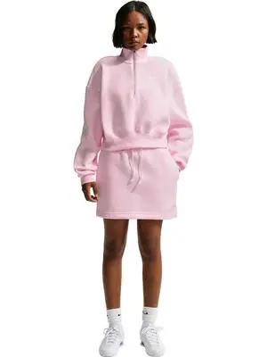 Nike Sportswear Phoenix Fleece High-waisted Slim Mini Skirt - Pink