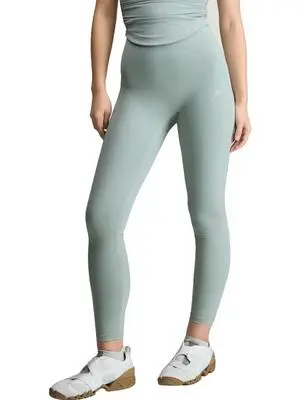 Adidas By Stella Mccartney Studio Ruched Leggings - Wonder Sage
