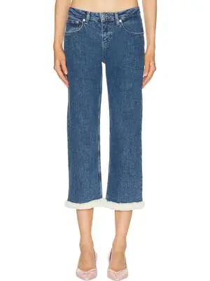 Sandy Liang Moni Straight Leg - Medium Blue