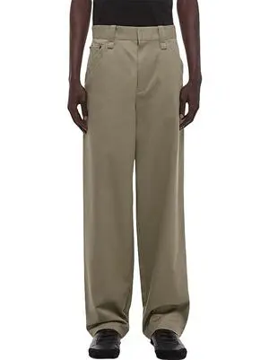 Helmut Lang Relaxed Fit Chino Pants - Vetiver