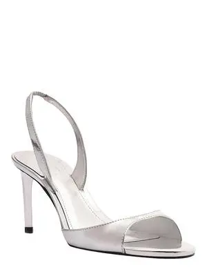 Schutz Scarlett Slingback Sandals - Prata
