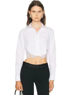 Versace Poplin Blouse - Optical White