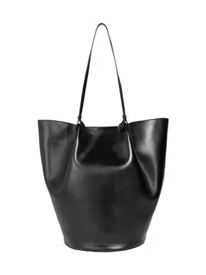 Loulou De Saison Tana Leather Tote - Black
