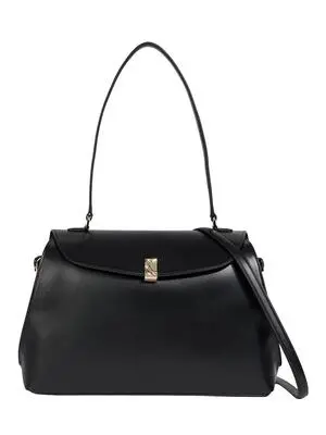 Loulou De Saison Zion Leather Shoulder Bag - Black