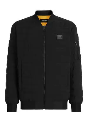 Dolce & Gabbana Quilted Bomber Jacket - Black