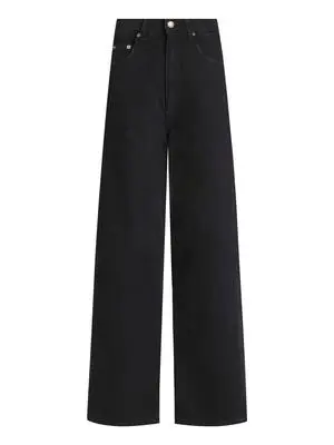 Dolce & Gabbana 5-pocket Oversized Denim Trousers - Multicolor