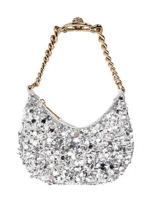 Kurt Geiger Small Chelsea Chain Handbag Silver