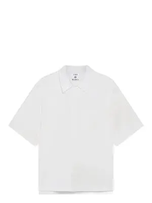 Casablanca Monogram Short Sleeve Shirt - White