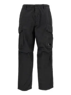 C.P. COMPANY Boxy Cargo Pants With Micro-reps Lens - Grey