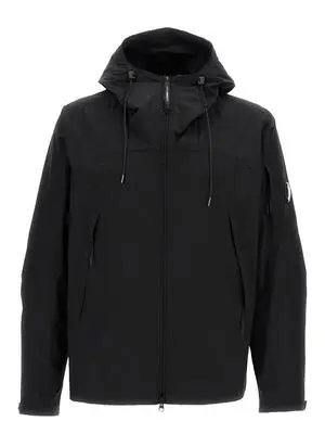 C.P. COMPANY Pro-tek Lens Hooded Jacket - Black