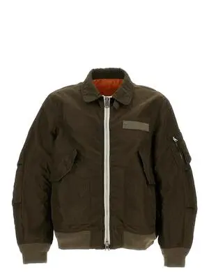 Sacai Nylon Twill Jacket - Green