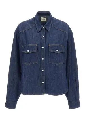 Khaite Grenon Cotton Shirt - Blue