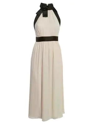 Kate Spade New York Bow-embellishment Midi Dress - Neutrals