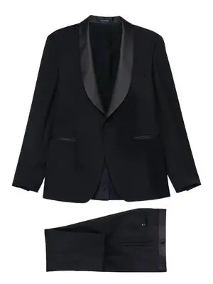 Tagliatore Shawl-lapel Tuxedo Suit - Blue