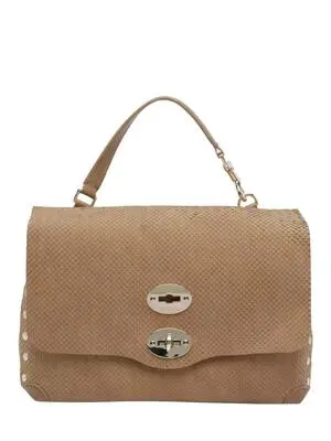 ZANELLATO Postina Turn-lock Shoulder Bag - Neutrals