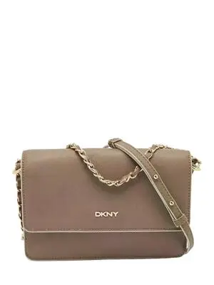 Dkny Leather Chain-strap Shoulder Bag - Neutrals