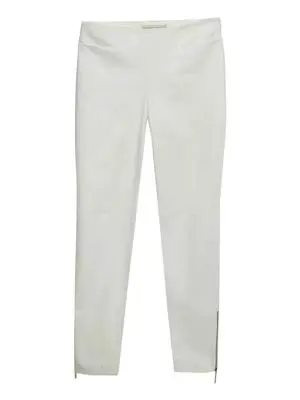 Emilio Pucci High-waisted Gabardine Trousers - White