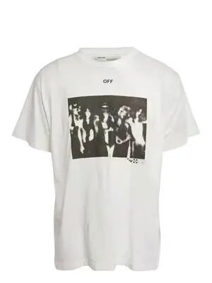 Off-White Graphic-print Cotton T-shirt - White