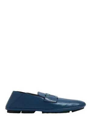Dolce & Gabbana Deerskin Driver Shoes - Blue