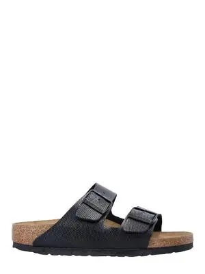BIRKENSTOCK Arizona Bs Lizard-print Sandals - Black