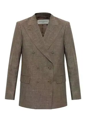 Officine Générale Double-breasted Blazer - Brown