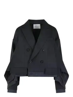 Sacai Layered Blazer - Black