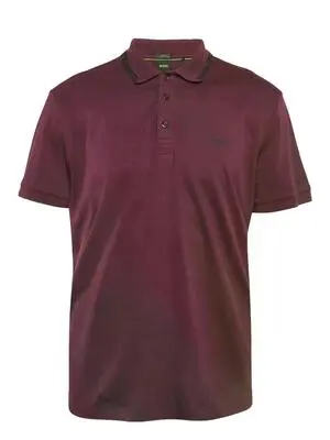 BOSS Button-fastening Polo Shirt - Purple