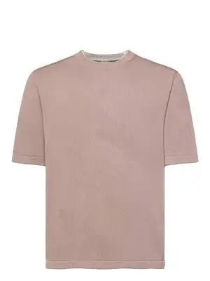 Eleventy Crew-neck T-shirt - Neutrals