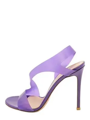 GIANVITO ROSSI Metropolis Ankle-strap Sandals - Purple
