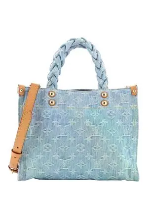 LOUIS VUITTON Let Go Monogram Denim Pm Tote Bag - Blue