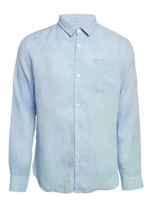 Derek Rose Long-sleeve Linen Shirt - Blue