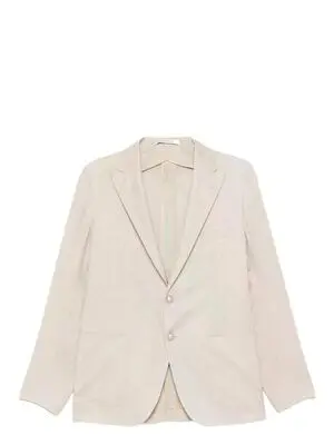 Tagliatore Patch-pocket Two-button Blazer - Neutrals