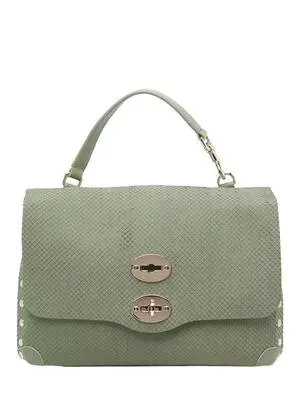 ZANELLATO Amoretto Postina Leather Shoulder Bag - Green
