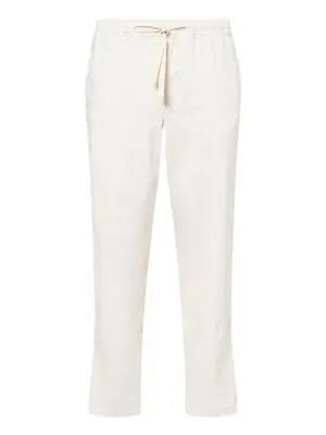 Orlebar Brown Alex Straight-leg Linen-blend Trousers - Latte