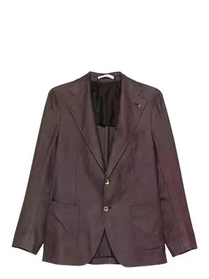 Tagliatore Flap-pocket Blazer - Brown