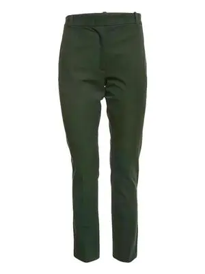 JOSEPH Straight Trousers - Green