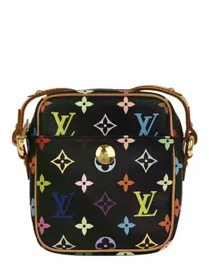 LOUIS VUITTON 2005 Monogram Multicolor Shoulder Bag - Black