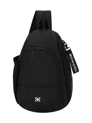 SHERPANI Wayfarer Small Convertible 8l Sling Backpack - Raven