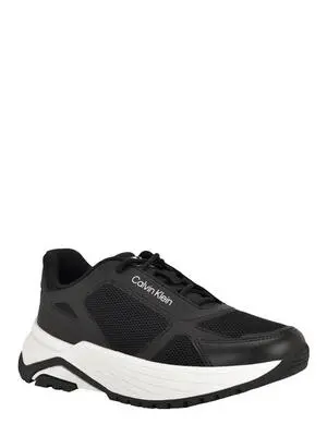Calvin Klein Amyra Lace Up Sneakers - Black