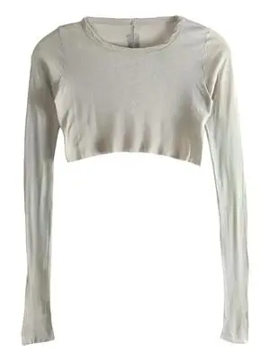 RICK OWENS Long-Sleeved Cropped Top