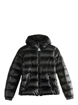 Moncler Hooded Zipped Padded Jacket - Black