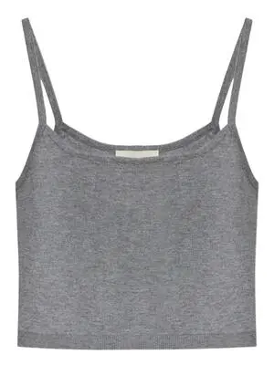 Officine Générale Strap Cropped Top - Grey