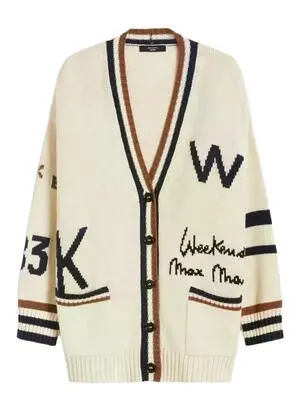 MAX MARA Striped Button Cardigan