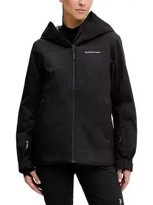 PEAK PERFORMANCE Hooded Ski Jacket - Black