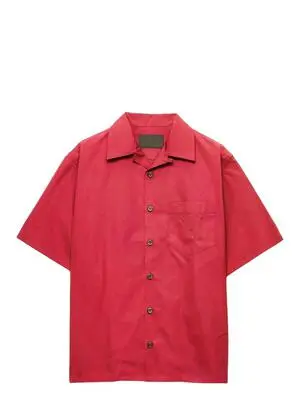Prada Breast-pocket Button Shirt - Red