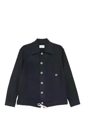 CRAIG GREEN Circle Worker Button-front Shirt Jacket - Blue