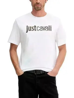 Just Cavalli Logo-print T-shirt - White