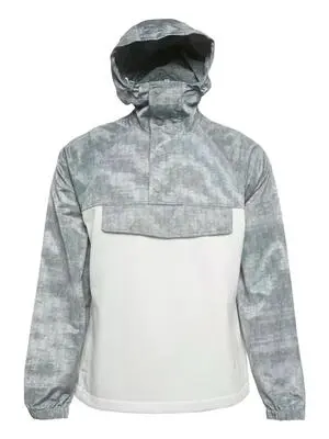 Dior Oblique-pattern Hooded Jacket - Grey