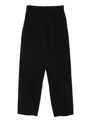 Issey Miyake A-poc Shell Pleated Cropped Trousers - Black
