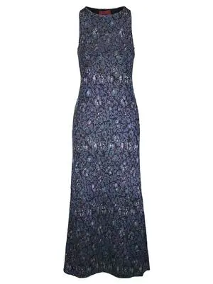 Missoni Floral Sleeveless Maxi Dress - Blue